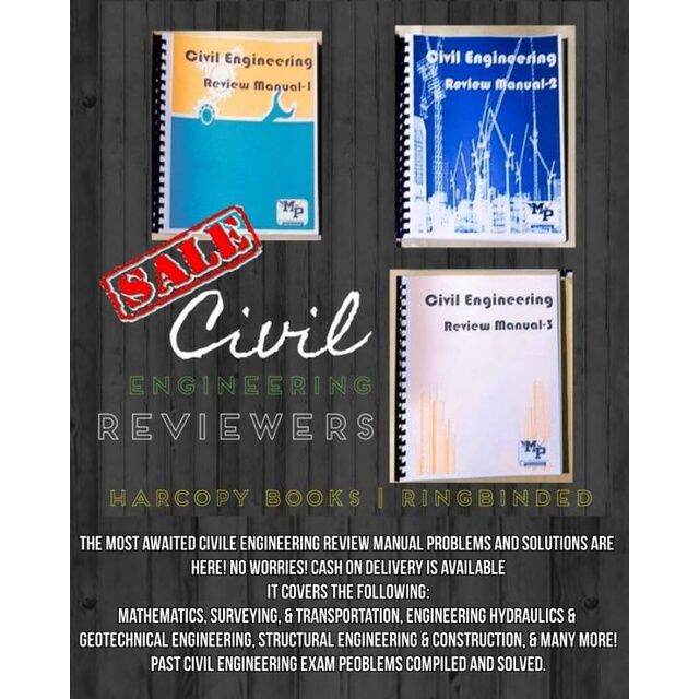 Civil Engineering Manuals Board Exam Reviewers | Lazada PH