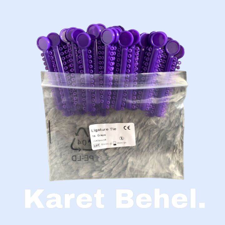 DENTAL KARET BEHEL POWER O WARNA UNGU TUA | Lazada Indonesia