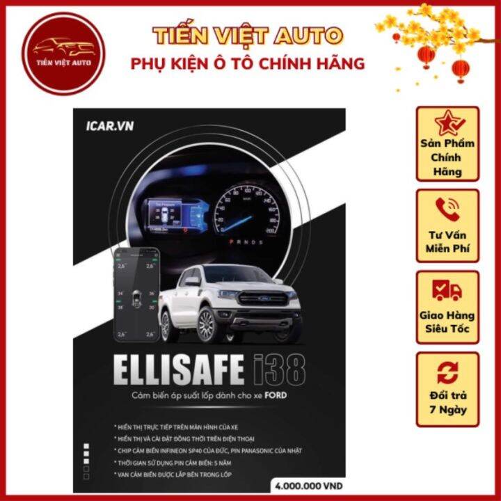 Cảm Biến Áp Suất Lốp Theo Xe FORD – Ellisafe I38 | Lazada.vn