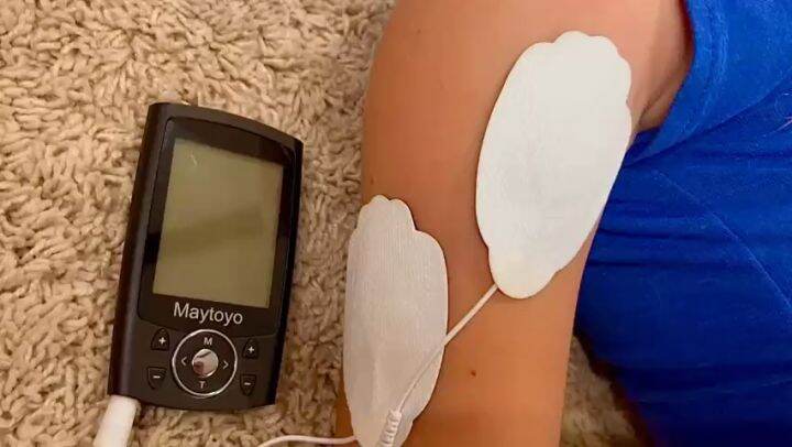 24 Mode Tens Therapy Digital Alat Pijat Tens Listrik Transcutaneous ...