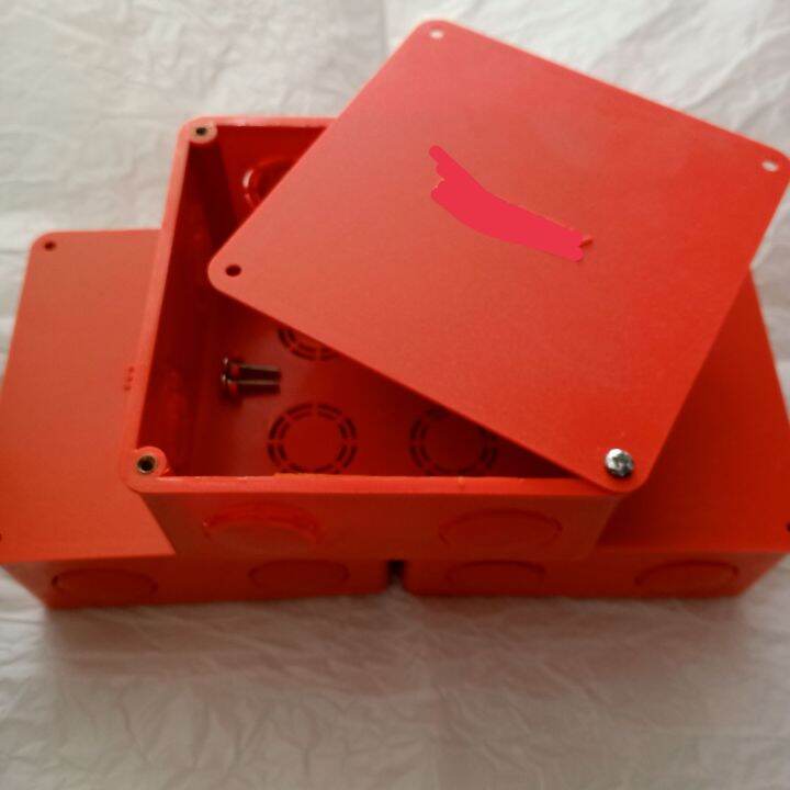 square box,5x5,orange,For electrical | Lazada PH