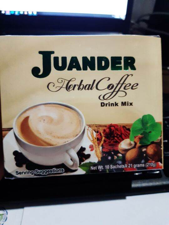 Juander Herbal Coffee / 10 sachet in 1 box Herbal Coffee | Lazada PH