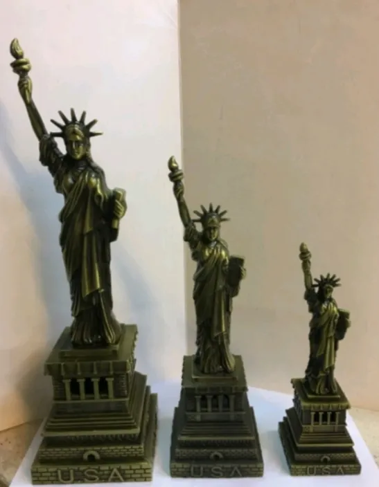 Detzshop USA Statue of Liberty Metal Model Country Landmark For Home ...