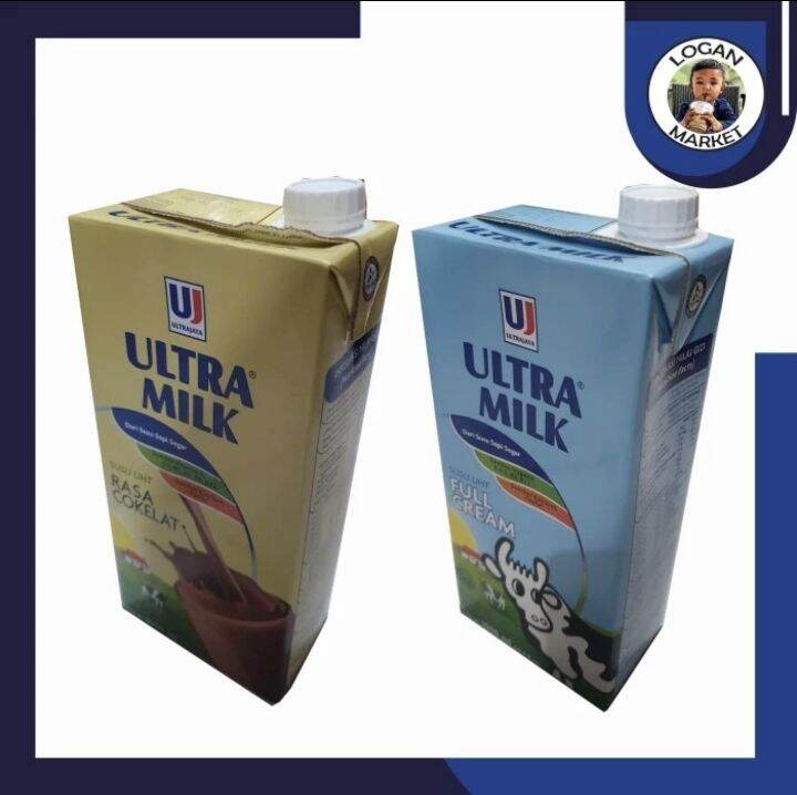 Ultra Milk Ultramilk Susu UHT 1 Liter 1000 ml 1000ml | Lazada Indonesia