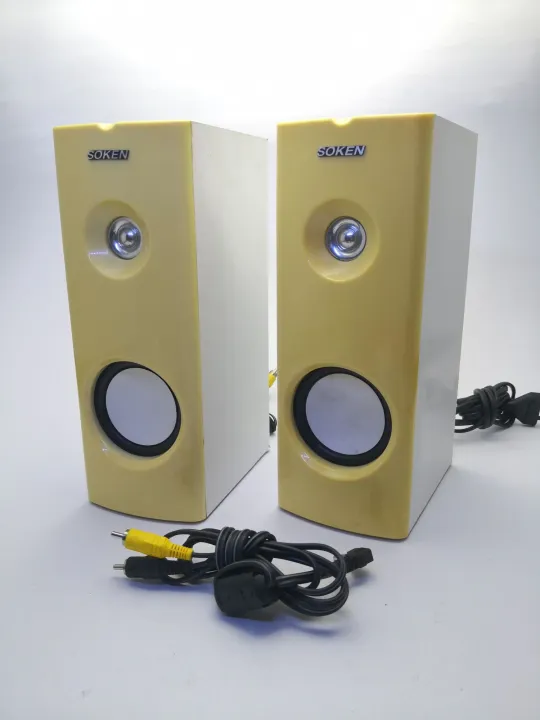 ลำโพง คอมพิวเตอร์ มีขยายในตัว SOKEN ST-24 สินค้ามือสอง สภาพ ดี อุปกรณ์ มี พร้อมใช้งาน สินค้ามือ ...