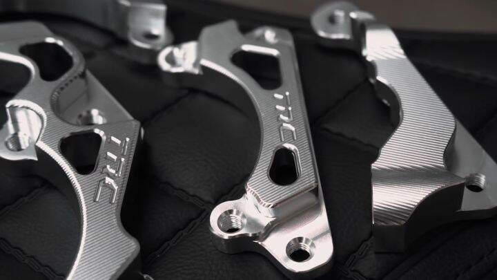 TRC Racing Raider 150 Carb / Fi CNC Brake Caliper 4 POT Bracket Only ...