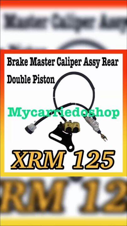 Motorcycle Brake Master Caliper Assy Rear Double Piston Set For XRM125 ...