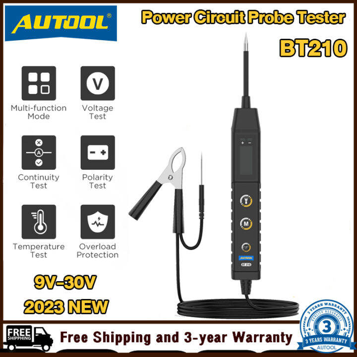 AUTOOL BT210 Car Circuit Tester Power Probe Car Diagnostic Tool ...