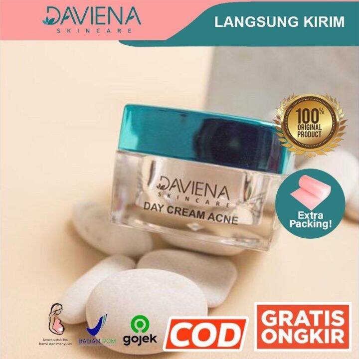Daviena Skincare ORI Day Cream Acne Series | Lazada Indonesia