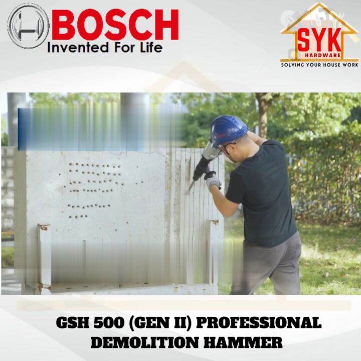 SYK Bosch GSH 500 (GEN II) Professional Heavy Duty Demolition Hammer ...