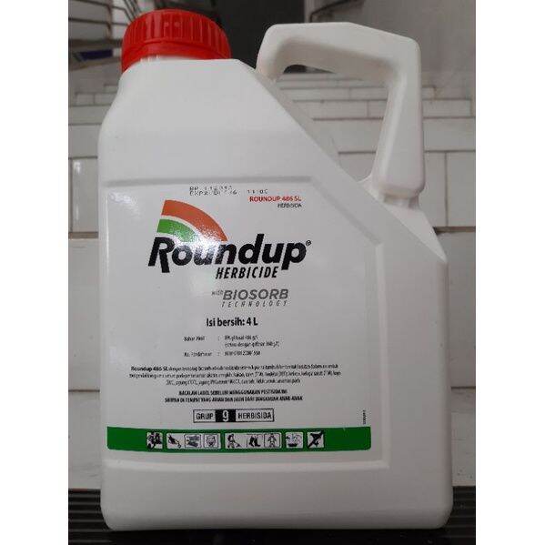 Roundup 4 Liter Obat Pembasmi Rumput Round up Herbisida Roundup 486 SL ...