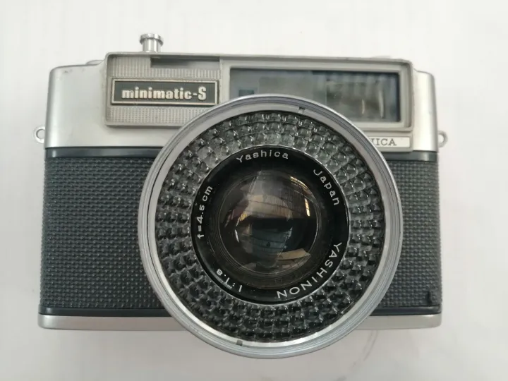 กล้องฟิล์มวินเทจ Yashica Minimatic-S ชัตเตอร์ทำงาน วัดแสงไม่ทำงาน นับฟิล์มเดิน ช่องมองใสโฟกัส ...