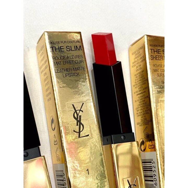 Yves Saint Laurent Rouge Pur Couture The Slim #1 Rouge Extravagant | Lazada.co.th