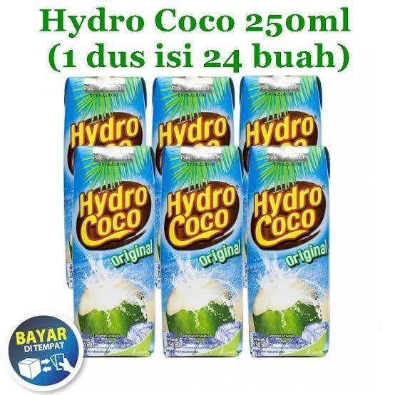 hydro coco 250 ml 1 dus isi 24 | Lazada Indonesia