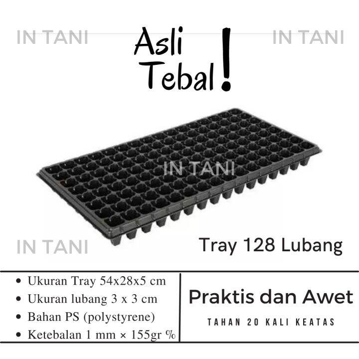 TRAY SEMAI 128 LUBANG TEBAL | Lazada Indonesia