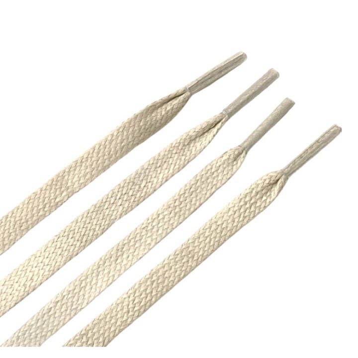 Cream Flat Waxed Laces | Lazada PH