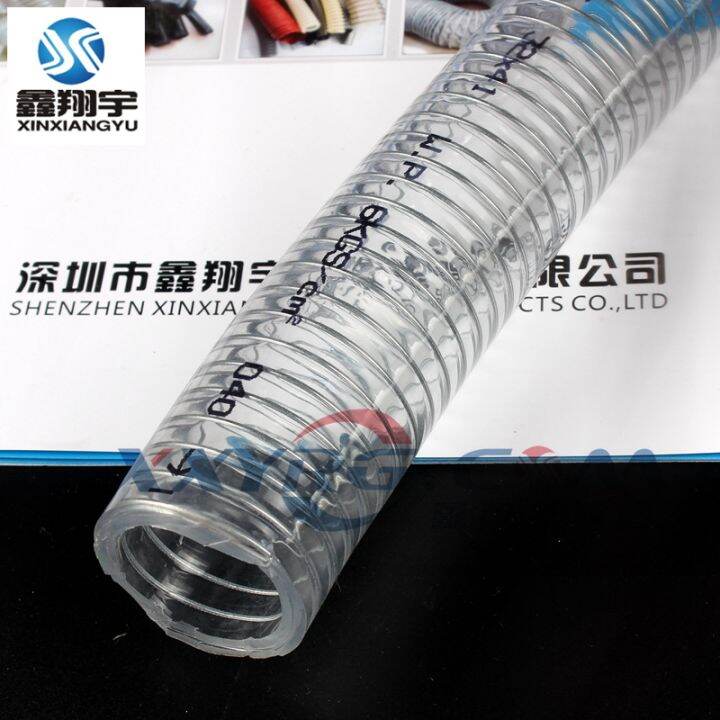 PVC Transparent Steel Wire Reinforced Hose/Water Pump Pumping Pipe ...