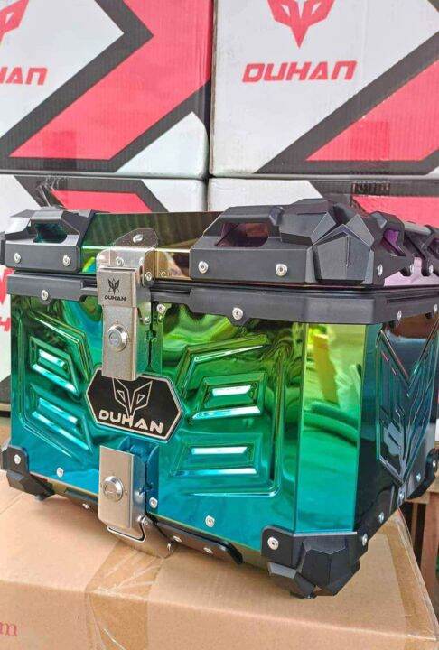 DUHAN 7 COLORS V8 ALLOY TOP BOX 45.L ( 3 ITEMS FREEBIES ) | Lazada PH