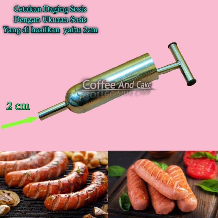 Cetakan sosis filler / alat pencetak sosis daging manual | Lazada Indonesia