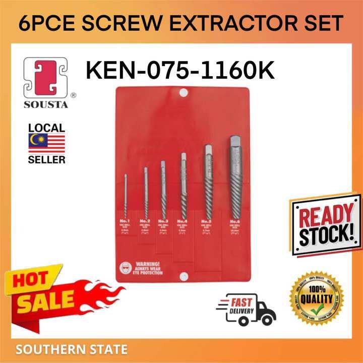 Kennedy KEN0751160K 6PCE SCREW EXTRACTOR SET | Lazada