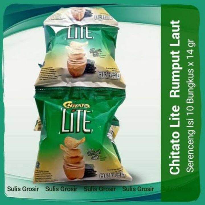 CHITATO LITE NORI RASA RUMPUT LAUT SEAWED FLAVOR 15 G X 10 PCS | Lazada ...