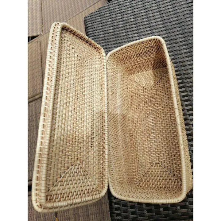 Native Rattan Multipurpose Long Storage Box with Cover | Lazada PH