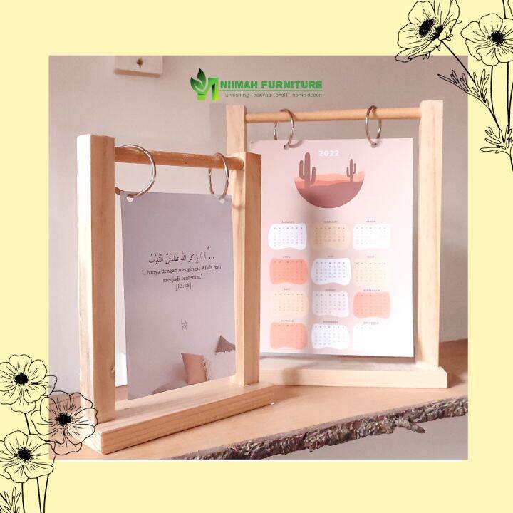 Stand Gantungan Menu Promo Nomer Meja Kayu Jati Belanda / Stand ...