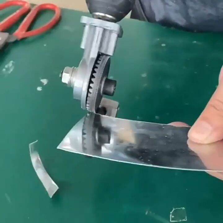 Plate shears,nibbler，Electric Drill Plate Cutter Double Headed Metal ...