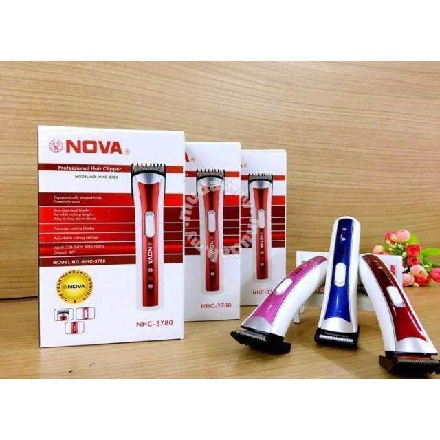 NOVA NHC-3780 RECHARGEABLE HAIR TRIMMER/SHAVER/AND HAIR CLIPPER | Lazada