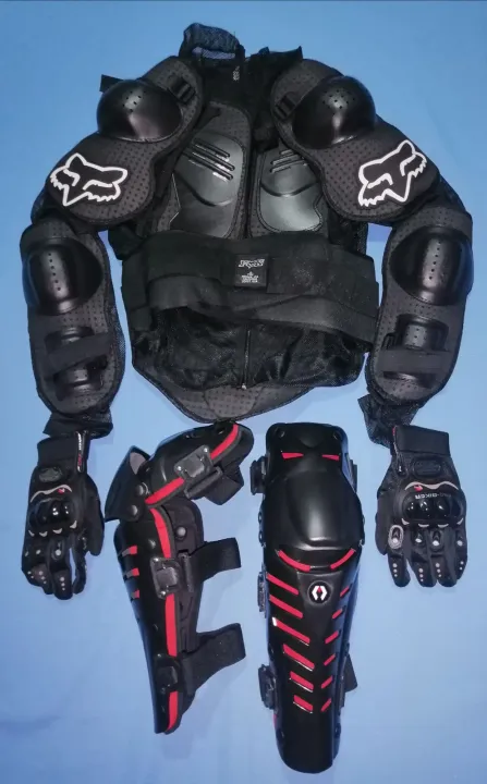 3xl FOX/DUHAN Body Armor with Raptor Knee Pad and Gloves (Complete Set ...