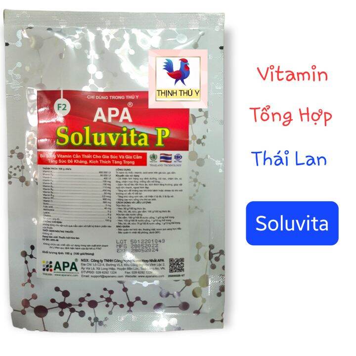 Soluvita Thái Lan (100gr) - Vitamin tổng hợp tan hoàn toàn trong nước ...