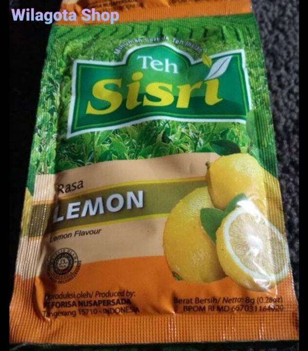 Teh Sisri Lemon 1 Renceng Isi 10 Sachet | Lazada Indonesia
