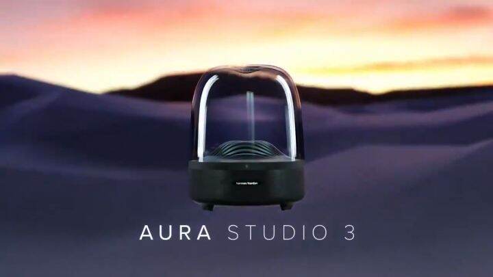 Harman Kardon Aura Studio3 glass third generation 360-degree stereo ...