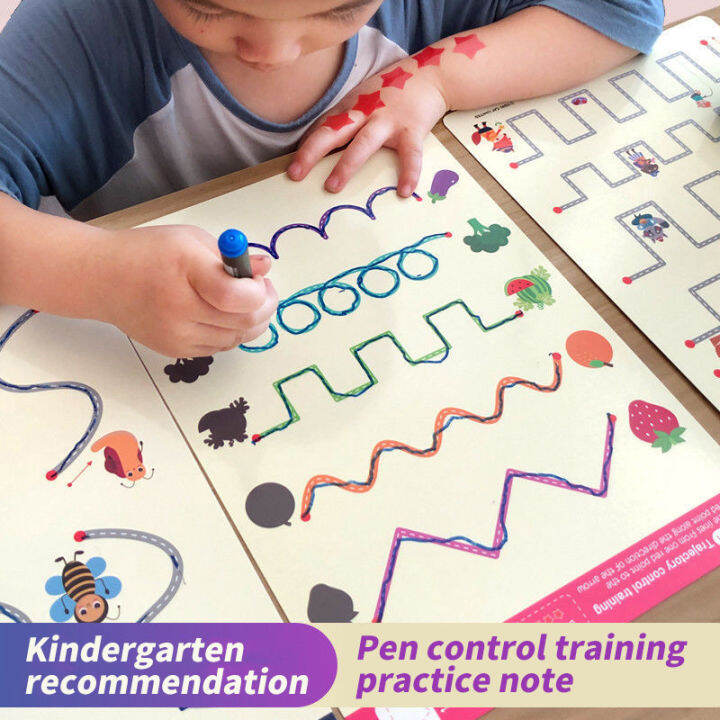 【Local Delivery】Kindergarten Children Pen Control Training Educational ...