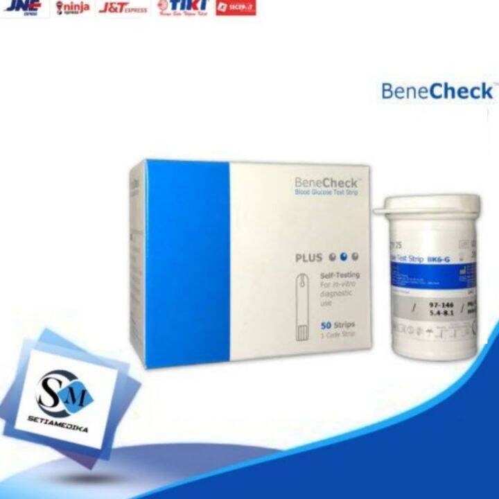 Benechek Strip Gula Darah Benecheck / Blood Glucose Test Strip ...