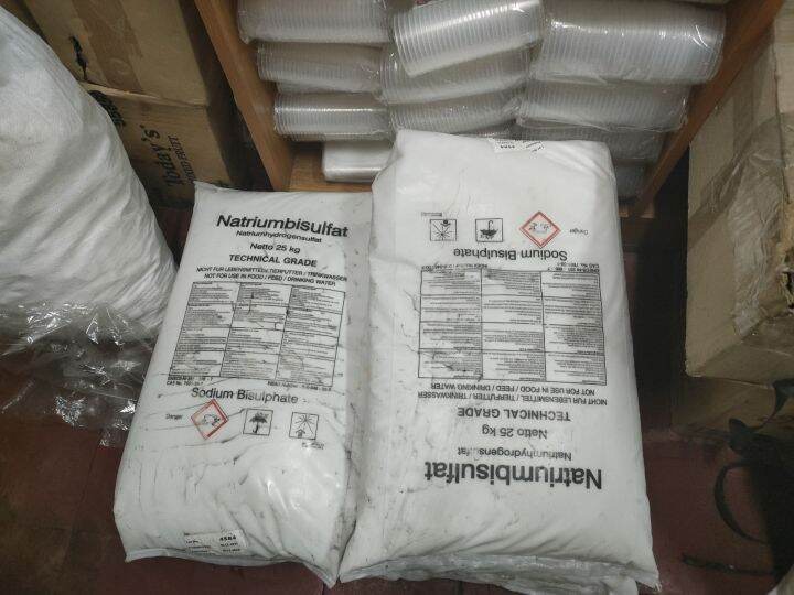 DRY ACID SODIUM BISULPHATE for swimming pool made in turkey (25kg ...