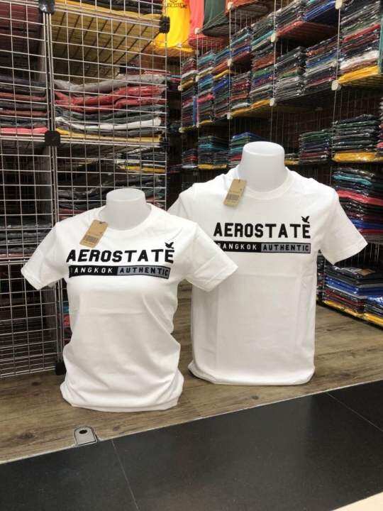 เสื้อยืด AEROSTATE สุดเท่ที่มาพร้อมกับเนื้อผ้าซุปเปอร์ช้อบ100% เกรดA ...