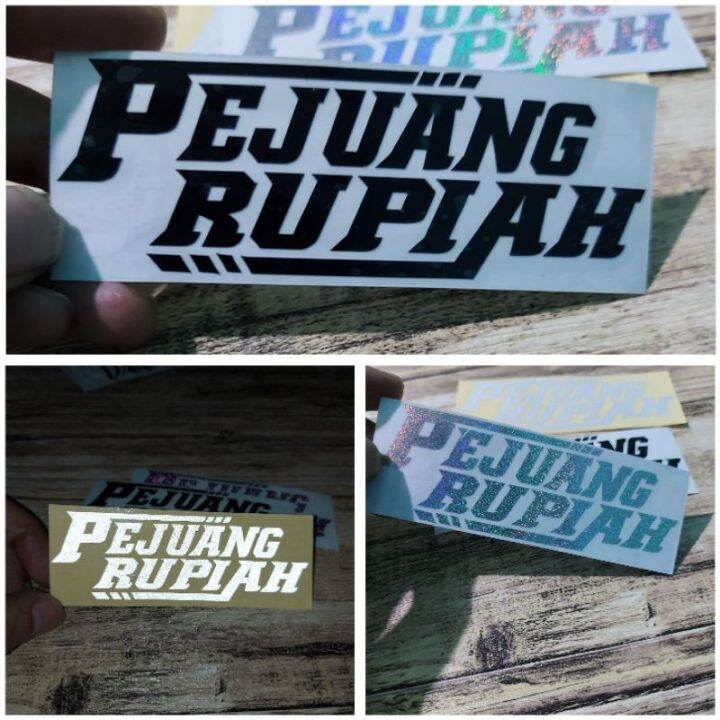 STICKER PEJUANG RUPIAH CUTTING | Lazada Indonesia