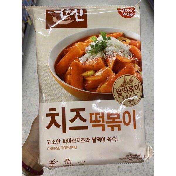 Cheese Topokki (pack) Dongwon Brand 332 G. ต๊อกป๊อกกิผีดชีส พร้อมปรุง ...