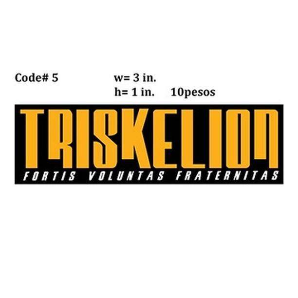 Triskelion (Triskelion) Sticker Matte | Lazada PH