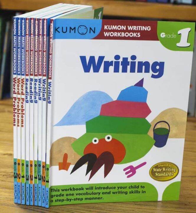 Kumon Reading/ Writing/Word Problems Workbooks G1-G3 ,9 Books,Ages 6-9 ...