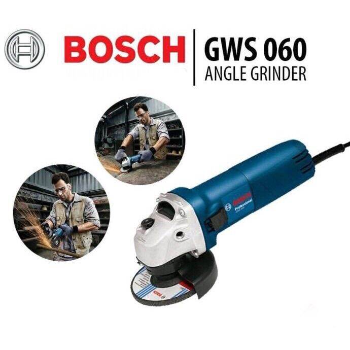 Bosch Angle Grinder GWS 060 Professional 670W (6 Months Warranty) | Lazada