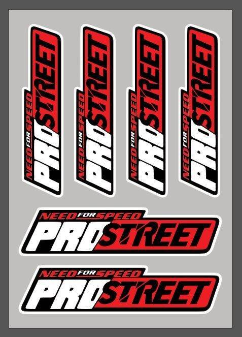 NEED FOR SPEED PROSTREET DECAL STICKER A4 SIZE | Lazada PH