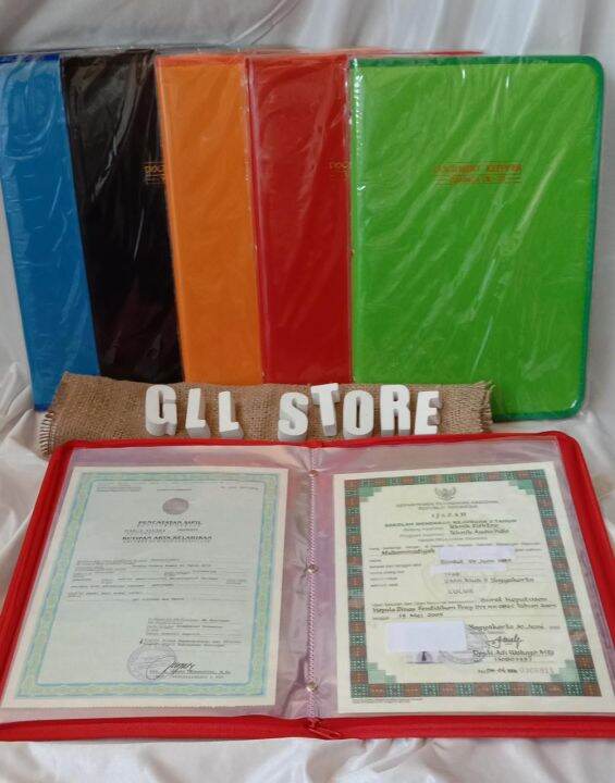 GLL STORE/Yushinca/Map dokumen 60 lembar/map berkas/map ijazah/dokumen ...
