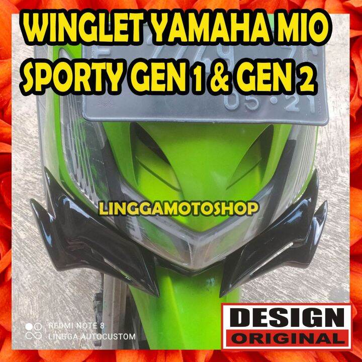 winglet yamaha mio sporty generasi pertama & mio smile atau mio ...