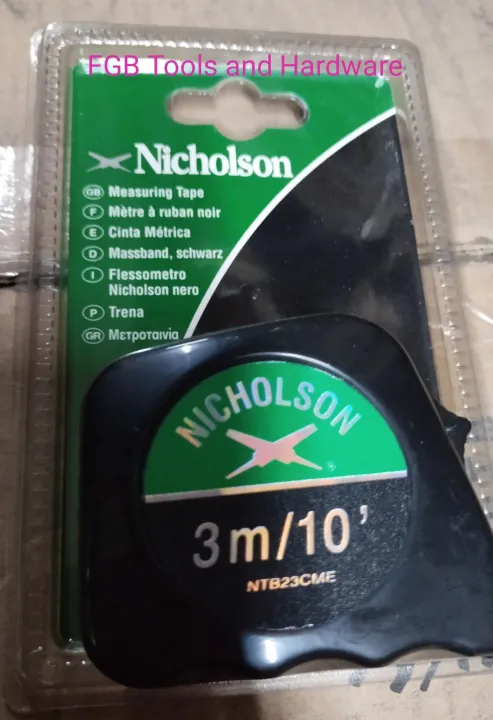 Nicholson tape measure 3mt 5mt 8mt | Lazada PH