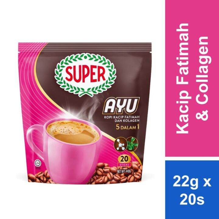 Super Power 5in1 Kacip Fatimah Collagen Coffee (22g X 20 sachets) | Lazada