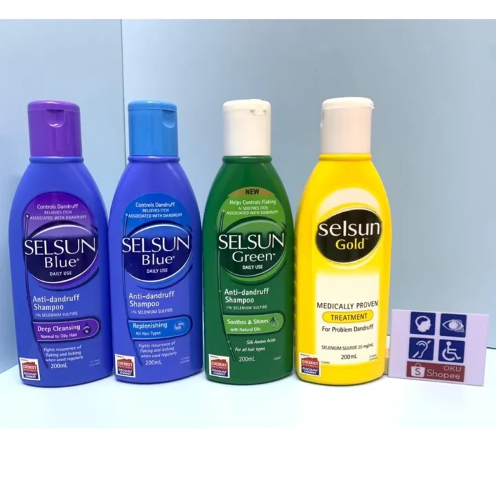 Selsun Gold Dandruff Medicated Shampoo Treatment Anti Dandruff ...