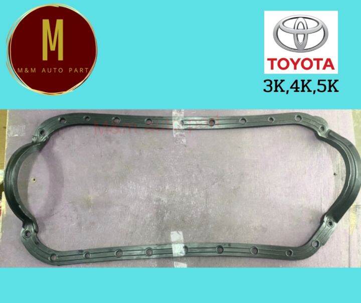 ประเก็นอ่างน้ำมันเครื่อง TOYOTA COROLLA 3K,4K,5K KE74 KA67 1.2,1.5Cc 8V STARLET ยี่ห้อ eristic ...