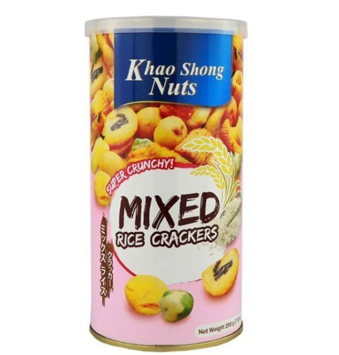 Khao Shong Nuts Super Crunchy Mixed Rice Crackers 200g | Lazada PH